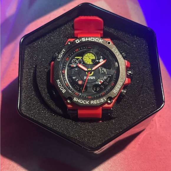 Casio | Accessories | New Ferrari Gshock Redblack | Poshmark